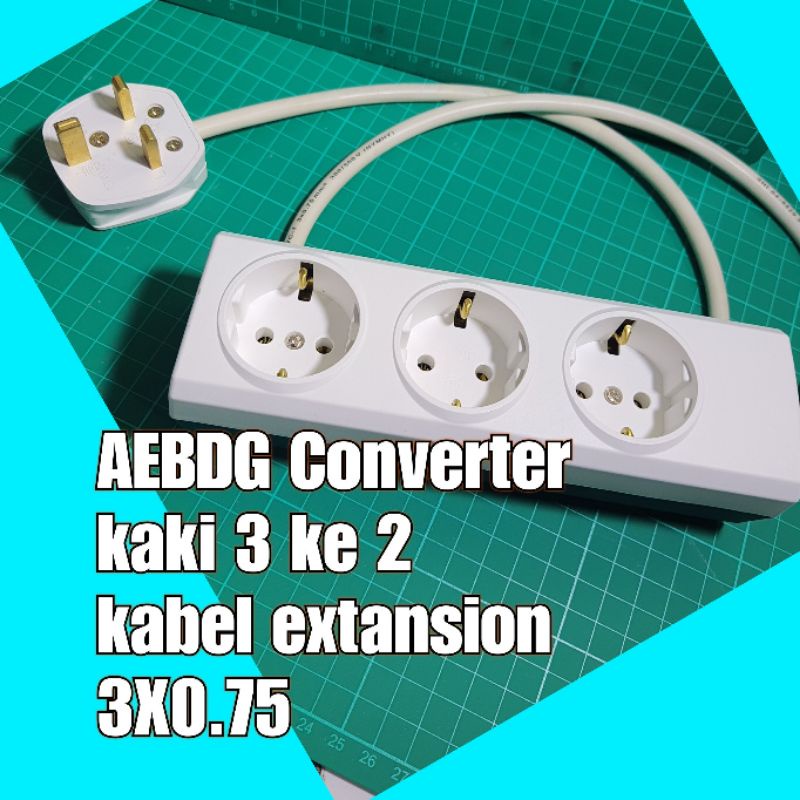 Jual AYABDG Stop Kontak Kaki 3 Tiga UPS APC Colokan Konverter Converter ...