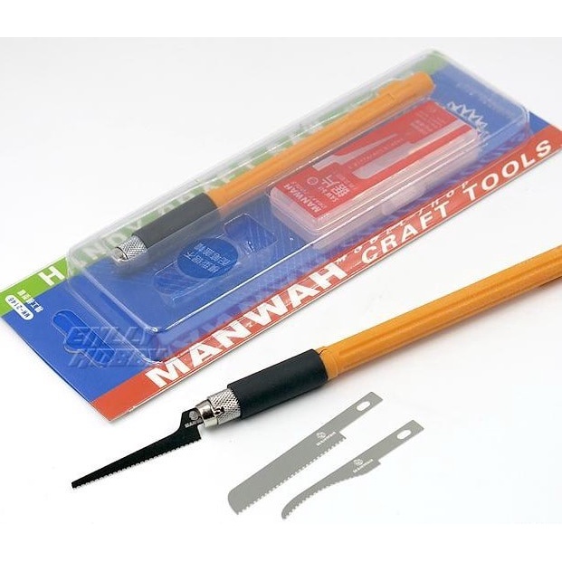 Jual Mini Hand Saw Craft Saw Hobby Gergaji Gundam Plaplate with 3 ...