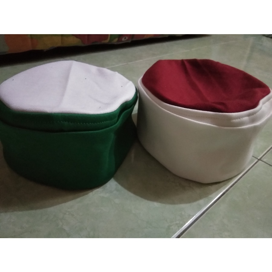 Jual Peci lipat merah putih, putih hijau | Shopee Indonesia