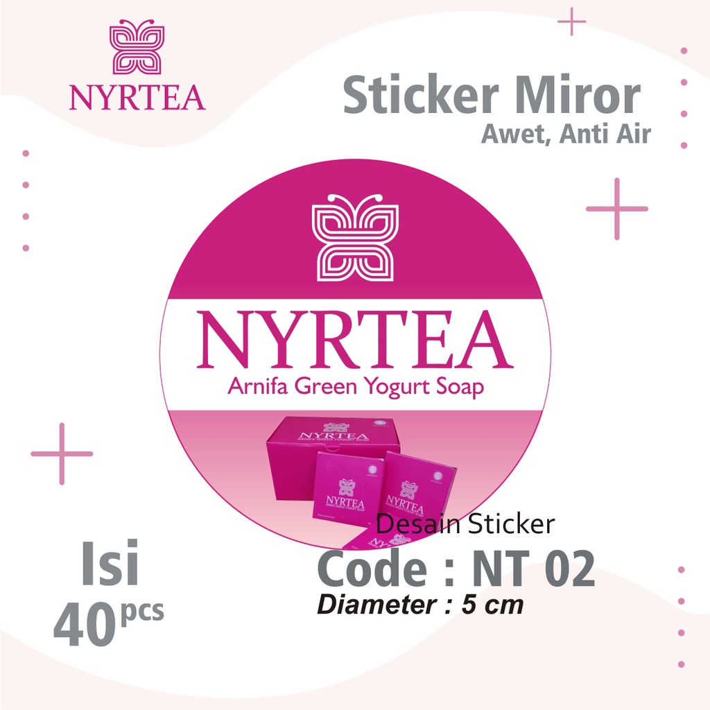 Jual NYRTEA STICKER LABEL NT02 AR | Shopee Indonesia