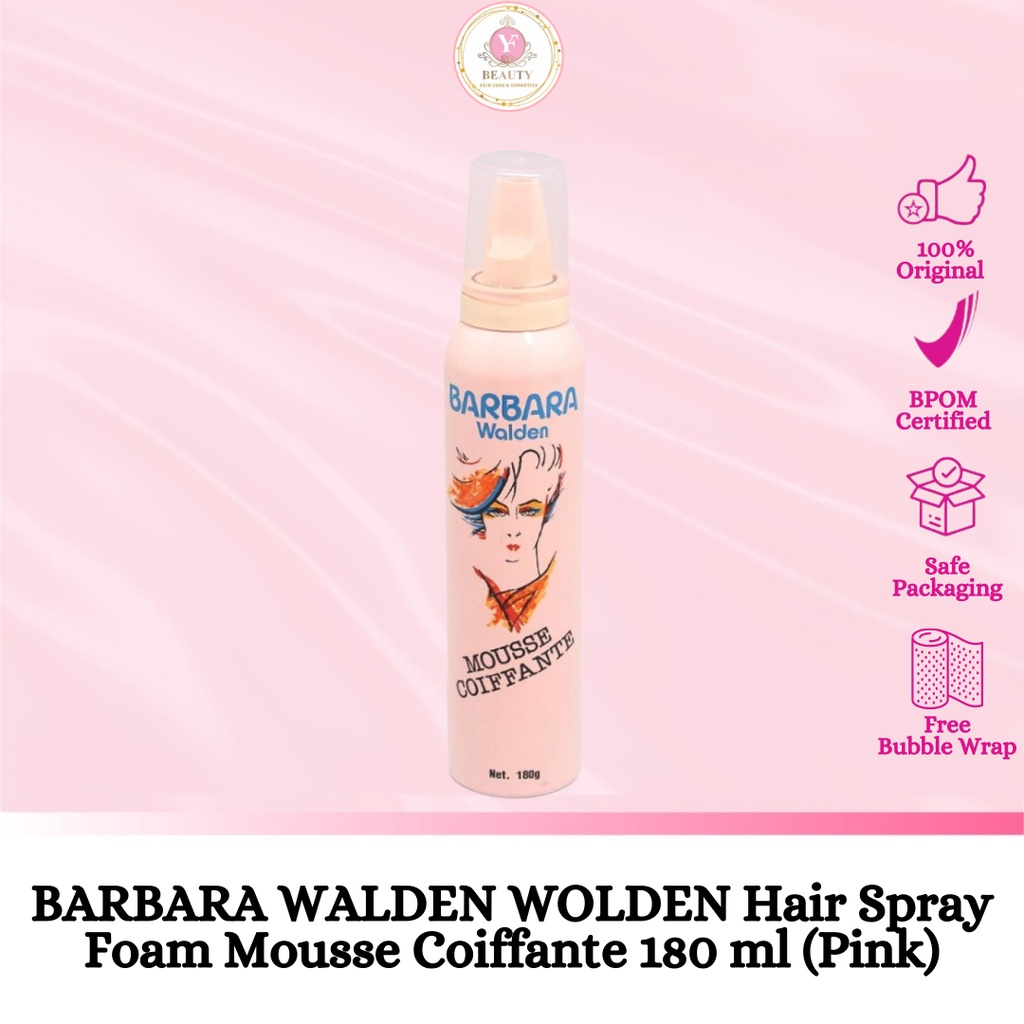 Jual YF BEAUTY BARBARA WALDEN WOLDEN Hair Spray Foam Mousse Coiffante ...