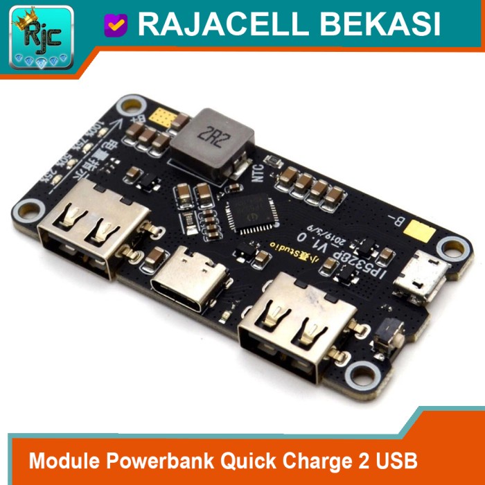 Jual IP5328P Module Powerbank Quick Charge 2 USB Fast Charging Qualcomm ...