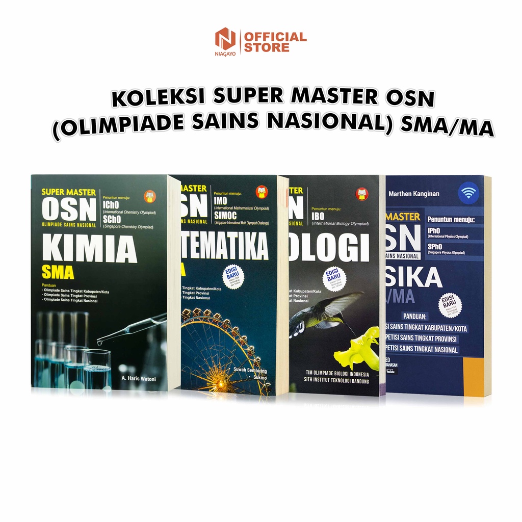 Jual Buku SMA MA Super Master OSN BIOLOGI MATEMATIKA KIMIA SMA MA Edisi Baru Materi Terlengkap ...