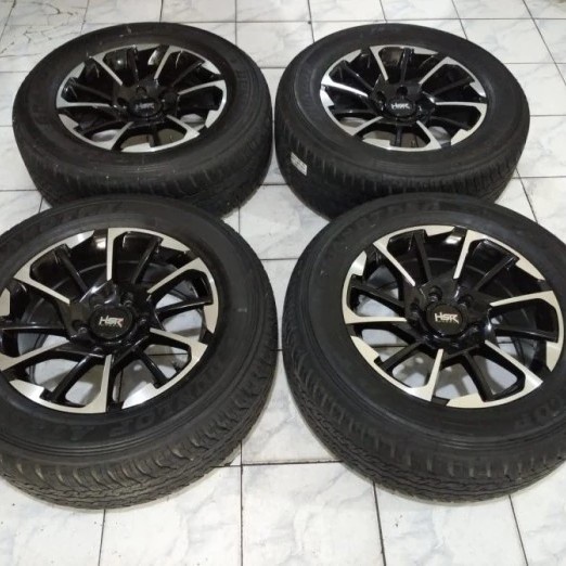 Jual Velg Mobil Bekas Rep Fortuner Trd By Hsr Ring 18 Lebar 8 Lubang 6x139,7 + Ban dunlop 265 60 ...