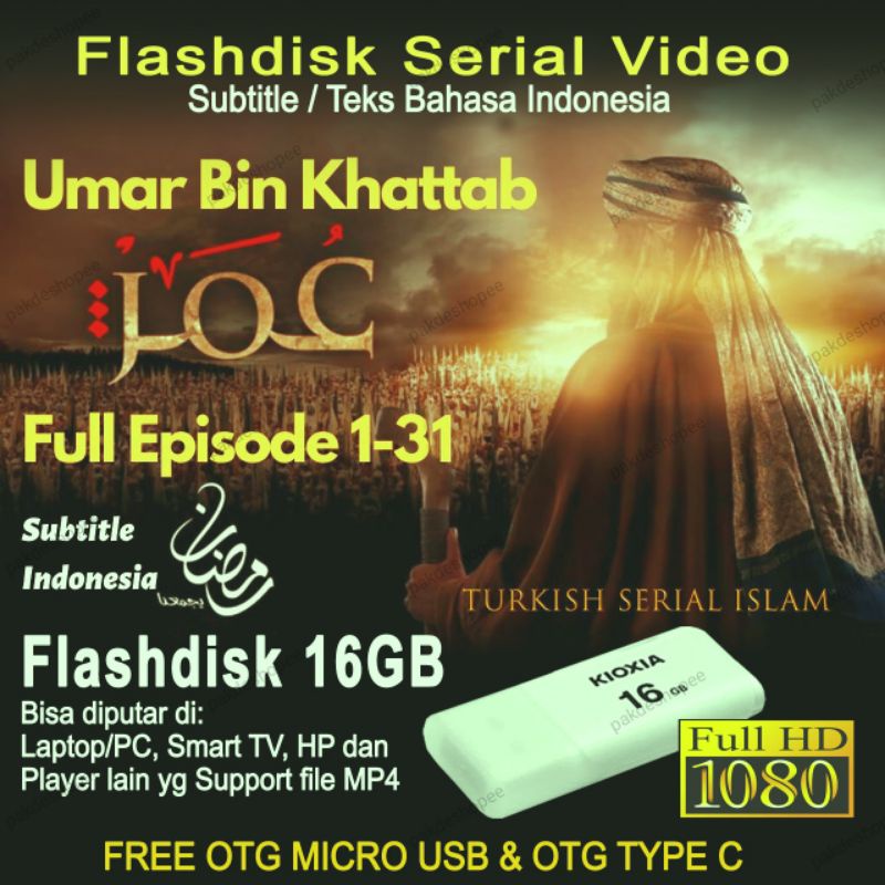 Jual Film Umar bin Khatab 1920x1080p Lengkap 1-31 tamat | Shopee Indonesia