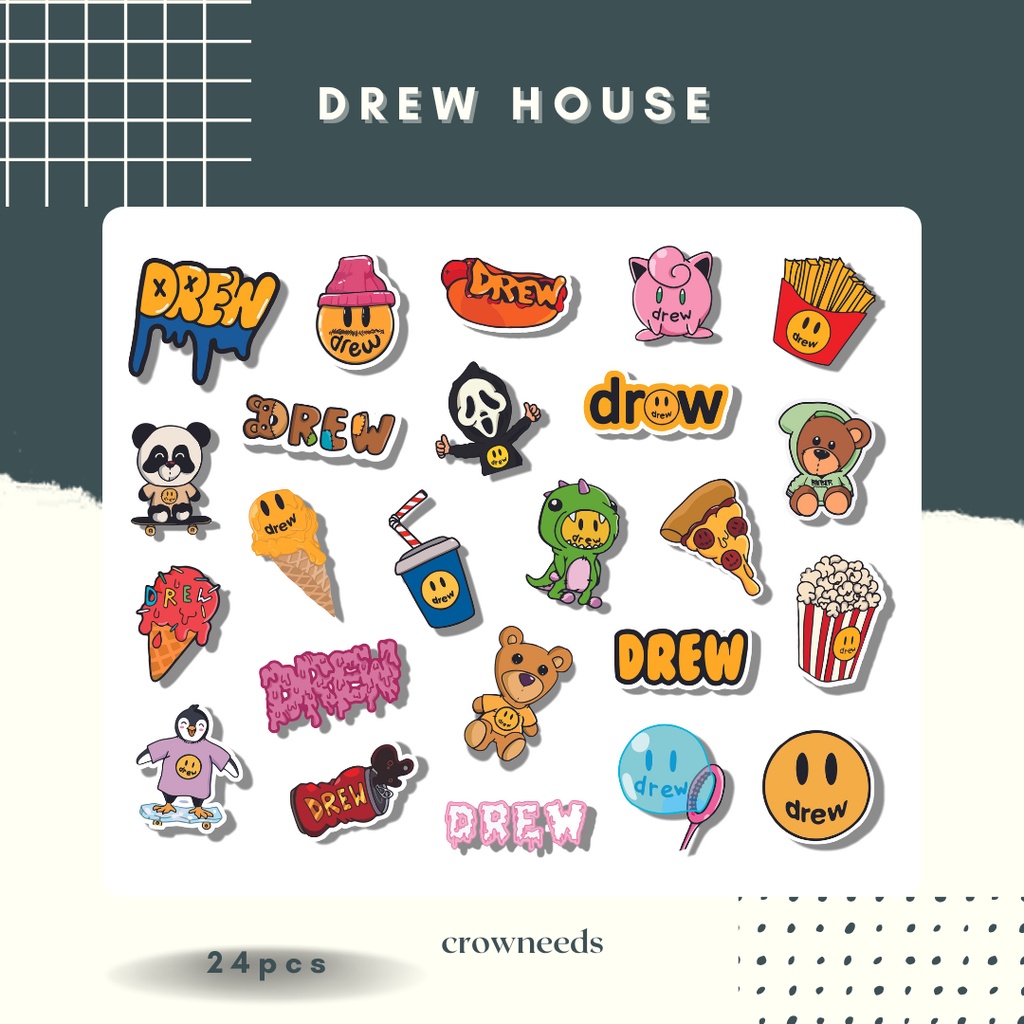 Jual [STIKER DREW HOUSE] STICKER AESTHETIC | STICKER TUMBLR | STIKER ...
