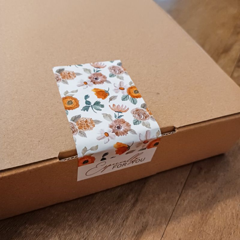 Jual STICKER LABEL BOX | STICKER DEKORASI BOX HAMPERS | STICKER SEGEL ...