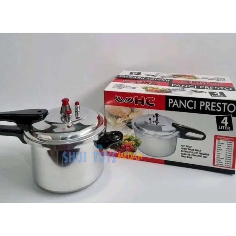 Jual Panci Presto 4 Liter HC / Panci Presto HC 4Liter Stanles | Shopee Indonesia