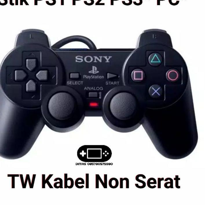 Jual 11.11 Stik Analog Kabel Serat TW PS1 PS 1 PS One PS2 PS 2 PS3 PS 3 PC !! | Shopee Indonesia