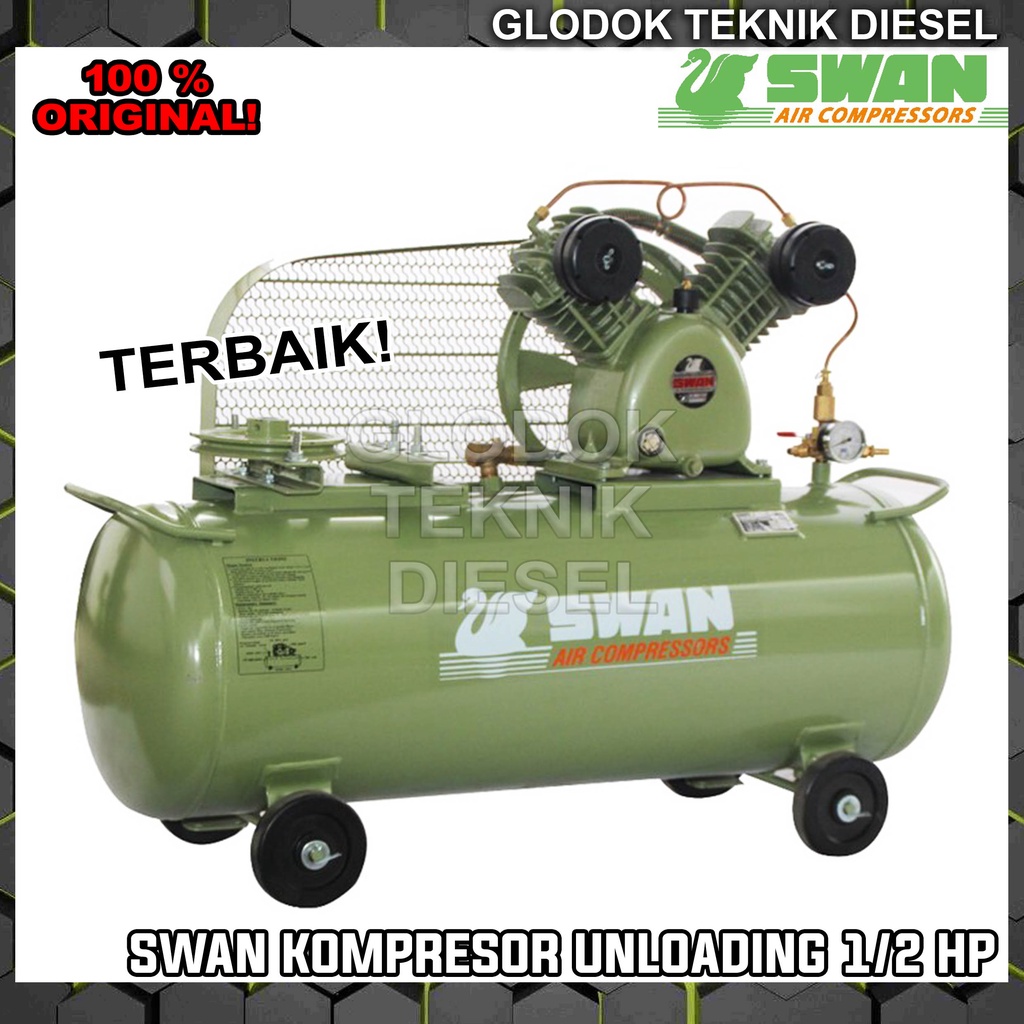 Jual SWAN Air Compressor 1/2 HP Kompresor Angin Original 0.5 HP PK SVU ...