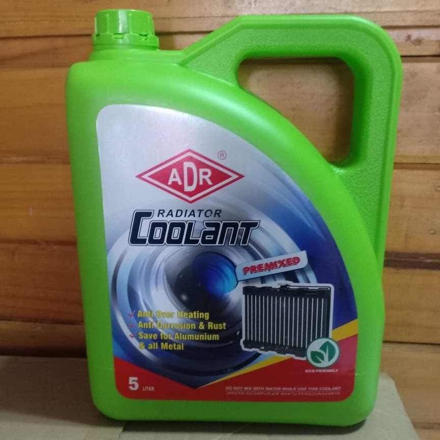 Jual Air Radiator / Coolant Hijau 5000Ml / 5 Liter Merk Adr | Shopee ...