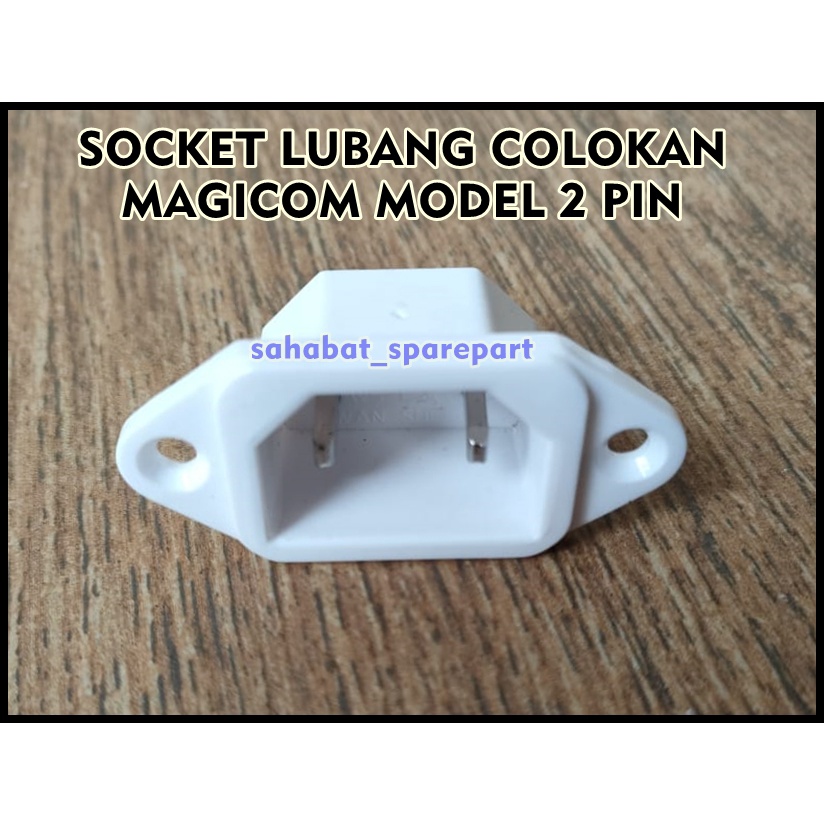 Jual SOCKET LUBANG COLOKAN KABEL MAGICOM / CPU KOMPUTER MODEL 2 PIN ...