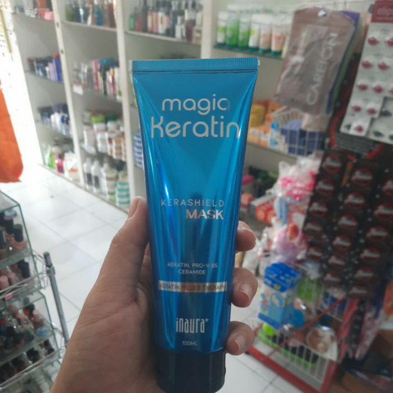Jual Inaura Magia Keratin Shampo/Condisioner/Hair Mask/Serum | Shopee ...