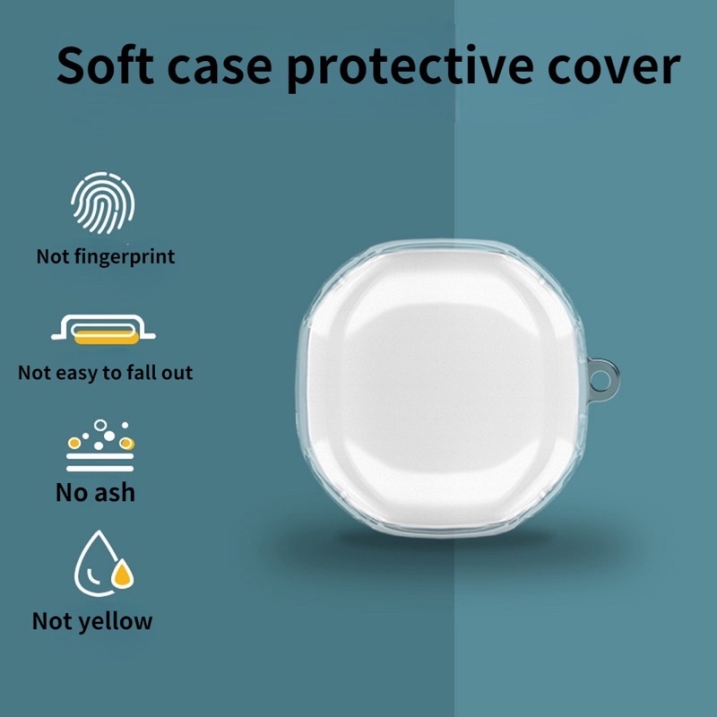 Jual PREMIUM Clear Soft TWS BASEUS Encok WM01 WM02 Plus Bowie E20 E16 case cover Transparan ...