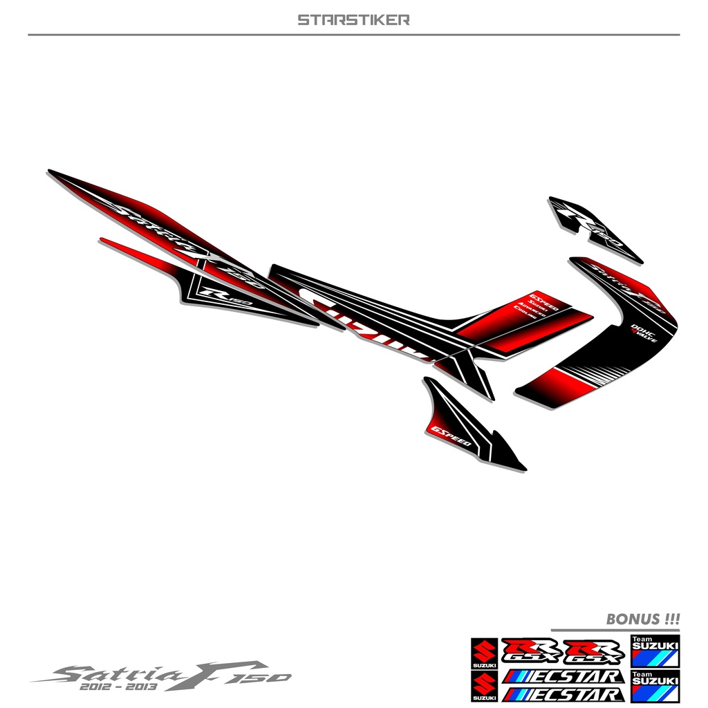 Jual SFB9 STRIPING SATRIA FU BARONG / SETRIPING / STIKER / STICKER ...