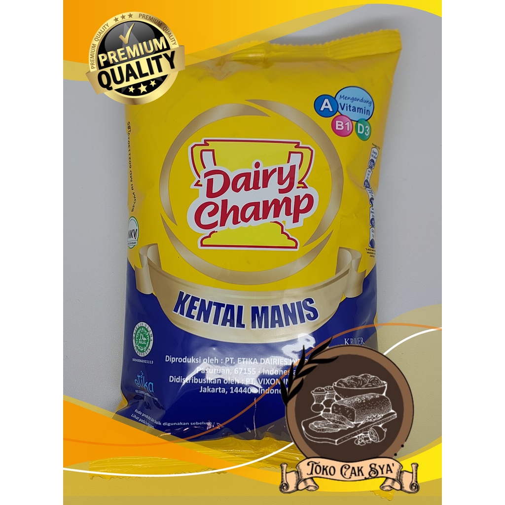 Jual Krimer Kental Manis DAIRY CHAMP 1 KG | Shopee Indonesia