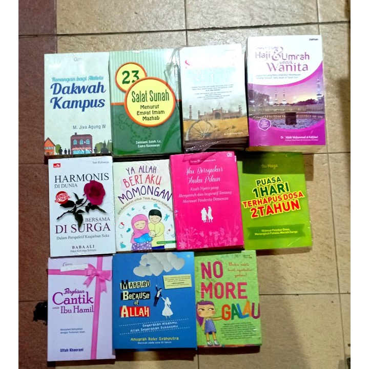 Jual OBRAL BUKU MURAH // BACAAN ISLAMI // MOTIVASI ISLAMI // SHALAT // NOVEL ISLAMI // PUASA ...