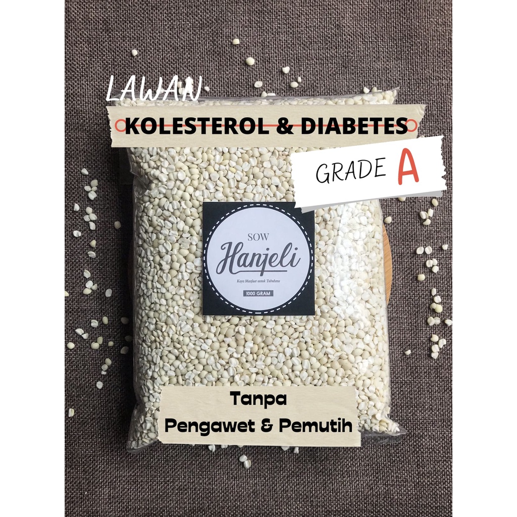 Jual Hanjeli SOW (1kg) Jali jali aceh lokal / hanjeli lokal / biji jali ...