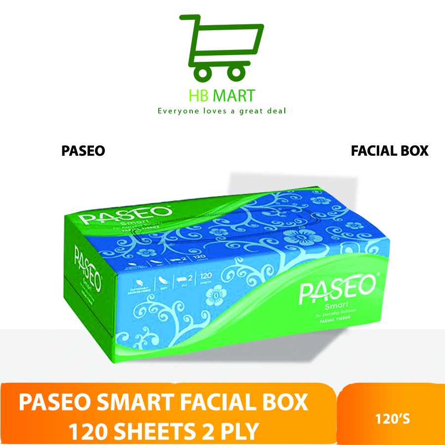 Jual paseo smart facial box 120's TISU | Shopee Indonesia