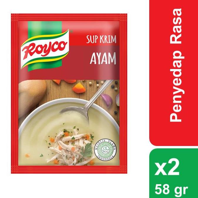 Jual Rekomendasi--Royco Cream of Chicken 58 gr x 2 pcs | Shopee Indonesia