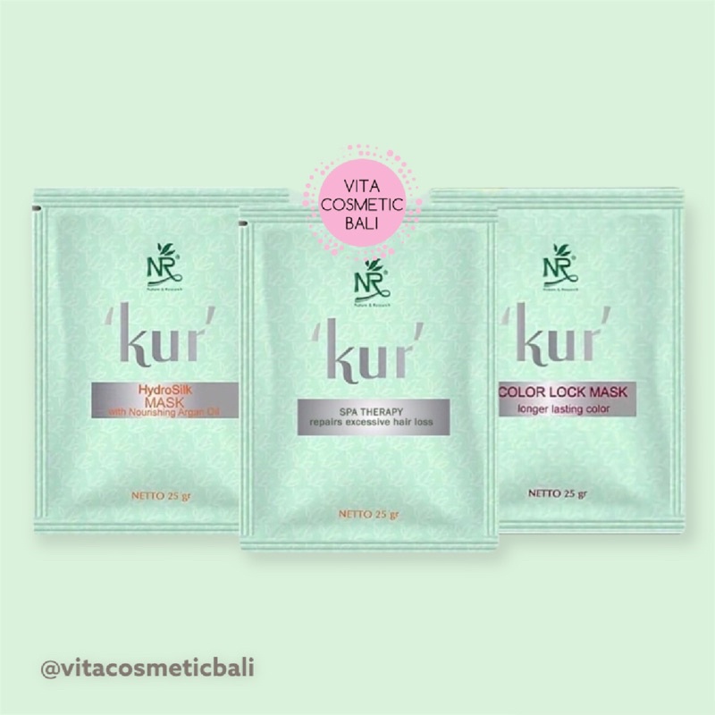 Jual NR Kur Color Lock Hair Mask Masker Rambut / Spa Therapy Sachet ...