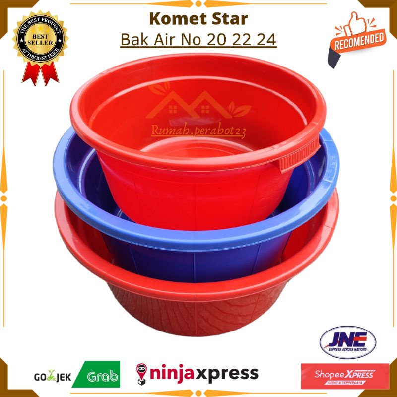 Jual Komet Star Bak Air No 20 22 24 Bak Cuci Ukuran 20 22 24 Bak Air Plastik No 20 22 24