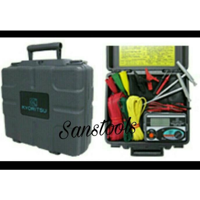 Jual Kyoritsu 4105Ah Grounding Earth Tester Kit Set 100% Asli | Shopee ...