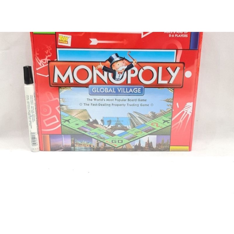 Jual monopoli international besar jadul around the world merah real ...