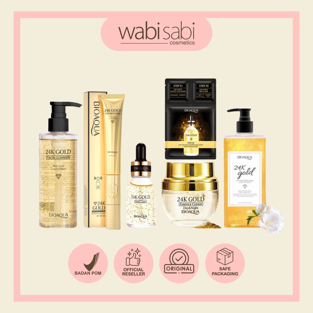 Jual BIO AQUA - 24K Gold Skin Series | Shopee Indonesia