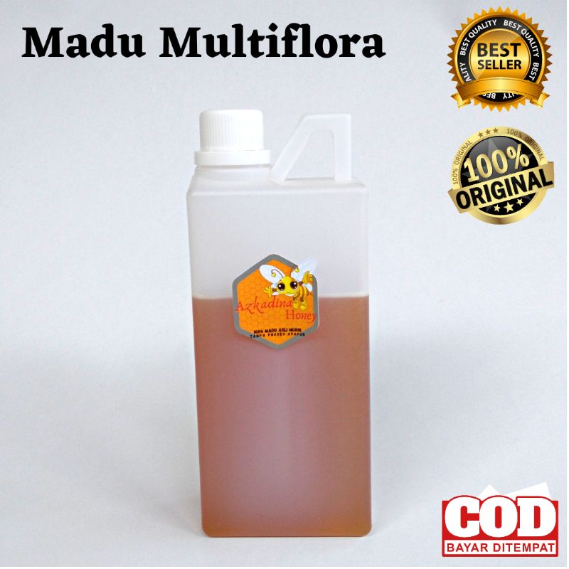 Jual Madu Multiflora 1kg Murni Asli Nektar . 100% Pure Raw Honey ...