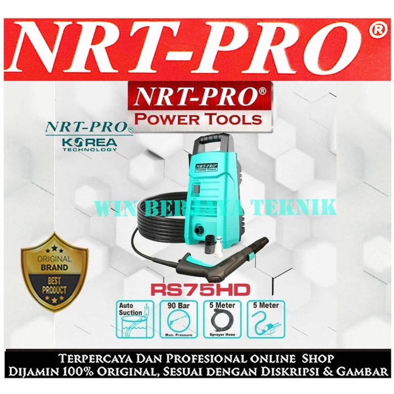 Jual NRT-PRO RS 75 HD Mesin Jet Cleaner - Mesin Cuci Mobil Motor AC Semprot Steam High Pressure ...