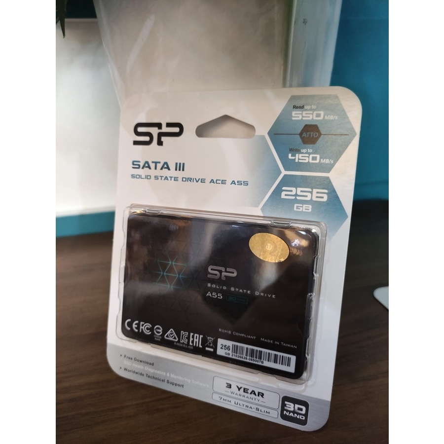 Jual SSD SP 128GB 256GB 512GB 1TB 2TB SILICON POWER SATA III A55 2.5 ...