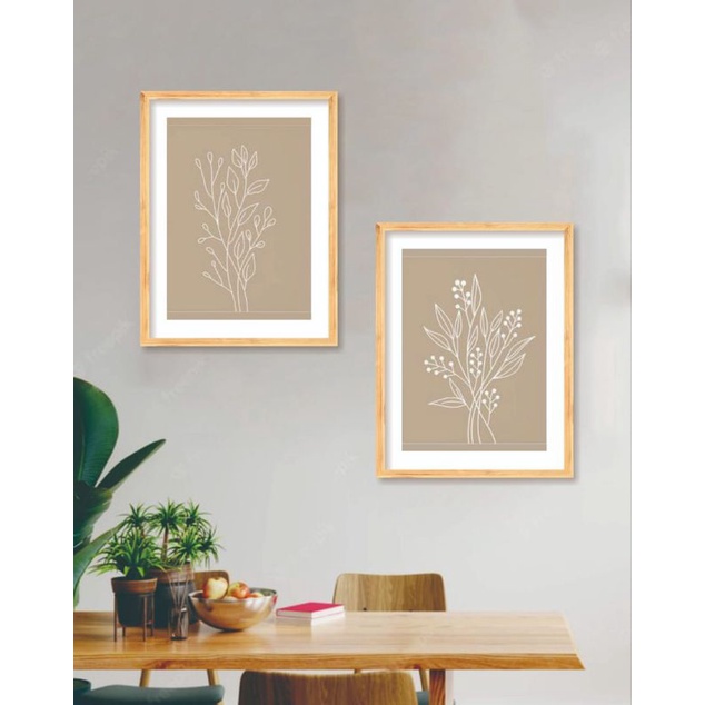 Jual Hiasan Dinding Ruang Tamu aesthetic line bunga | Shopee Indonesia