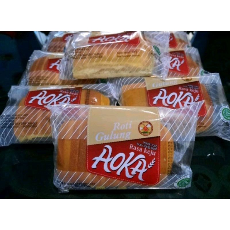 Jual Aoka roti gulung rasa keju | Shopee Indonesia