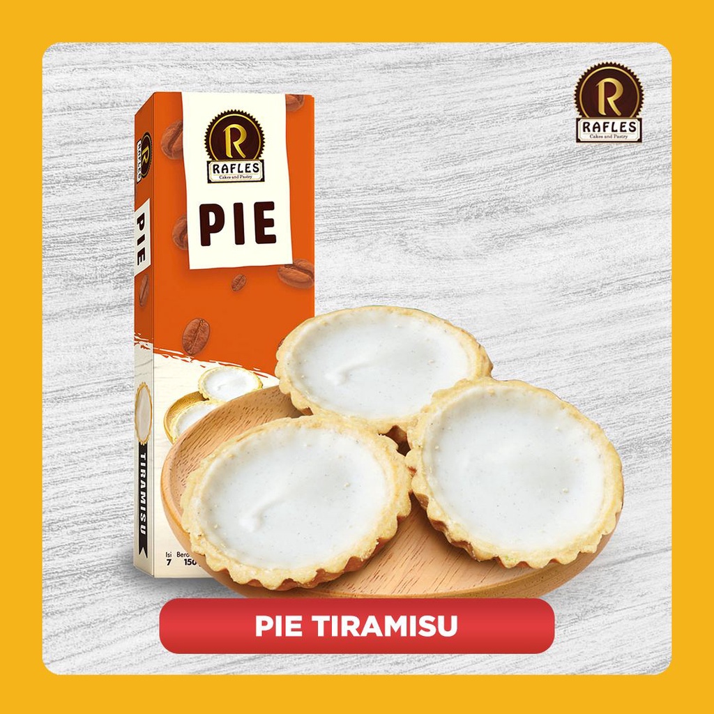 Jual Rafles Official - Pie Talas Tiramisu | Shopee Indonesia
