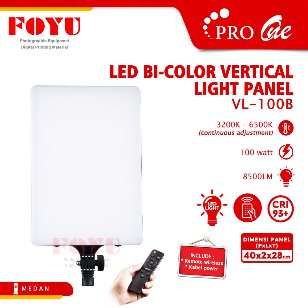 Jual LED BiColor Vertical Light Panel Lampu Kotak Penerangan Continuous ...