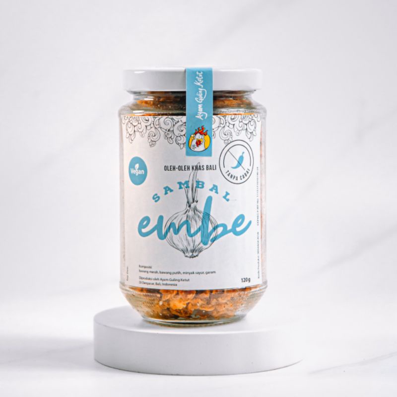 Jual Sambal Embe Oleh Oleh Khas Bali varian tanpa cabai | Shopee Indonesia