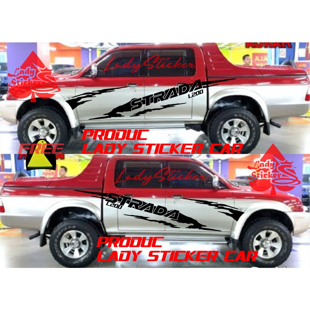 Jual STICKER STKER TRITON L200 CUTTING STICKER STIKER MOBIL MITSUBISHI ...