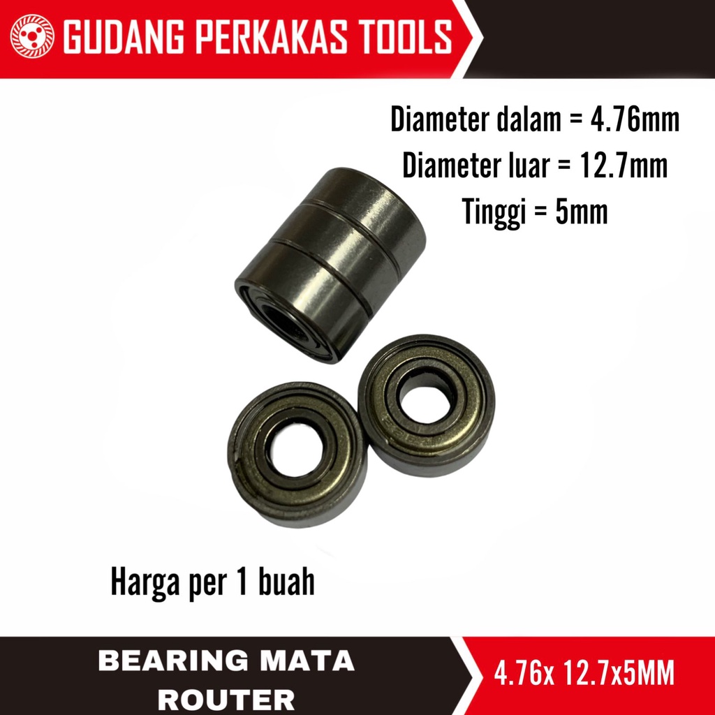 Jual Bull Bearing kecil laker mata router profil | Shopee Indonesia