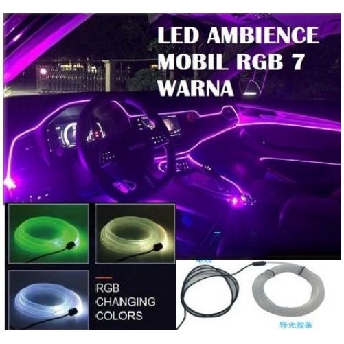 Jual Lampu led Ambience ambient Light Dashboard Interior Lis Mobil ...
