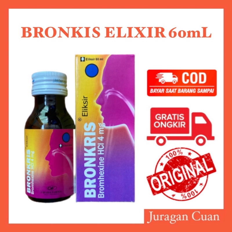 Jual BRONKRIS ELIKSIR 60 ML GRAHA / OBAT BATUK BERDAHAK | Shopee Indonesia