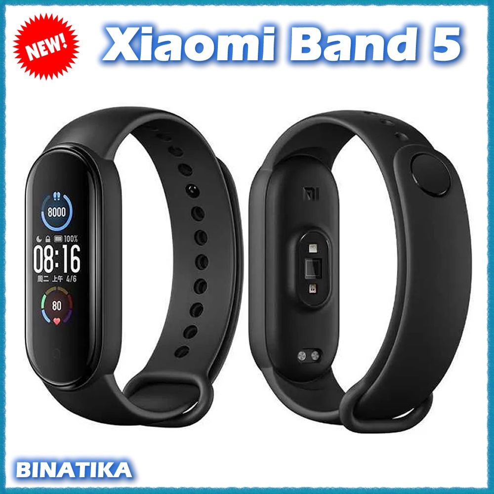 Jual Xiaomi Band 5 Smart Band Mi Band 5 Waterproof AMOLED Screen ...