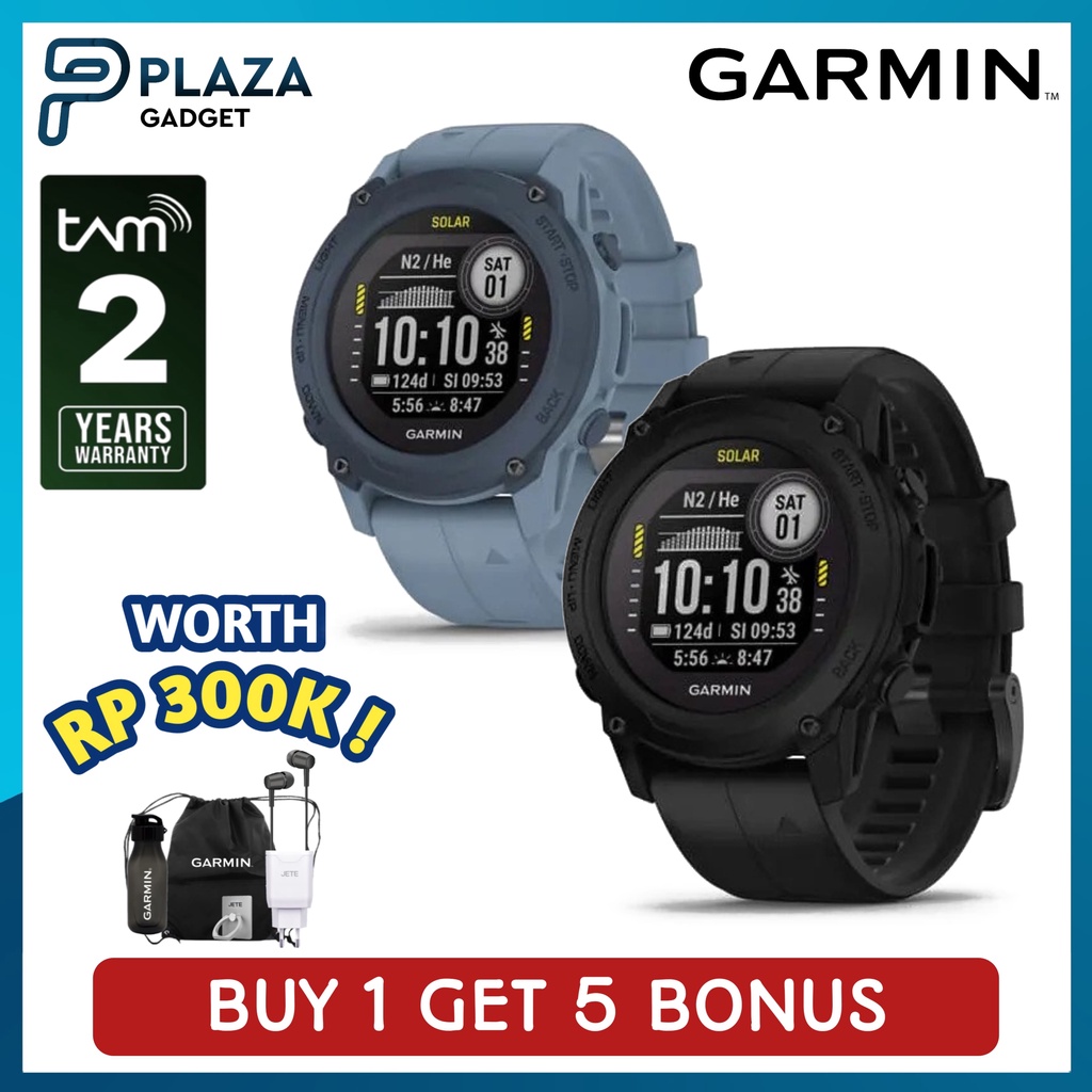 Jual Garmin Descent G1 Solar Dive Comp Smartwatch Multi Sport Garansi ...