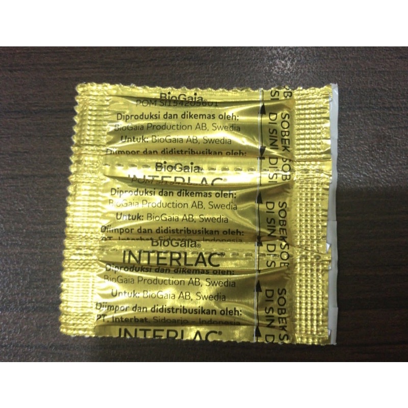 Jual Interlac Probiotik 1 Sachet | Shopee Indonesia