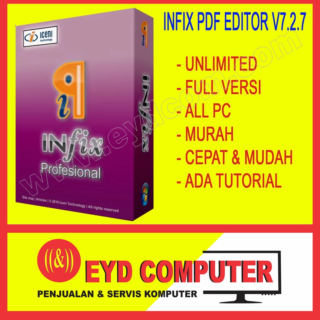 Jual PROGRAM INFIX PDF EDITOR PRO ALL PC FULL VERSION BANYAK PC APLIKASI BANYAK PC SOFTWARE EDIT ...