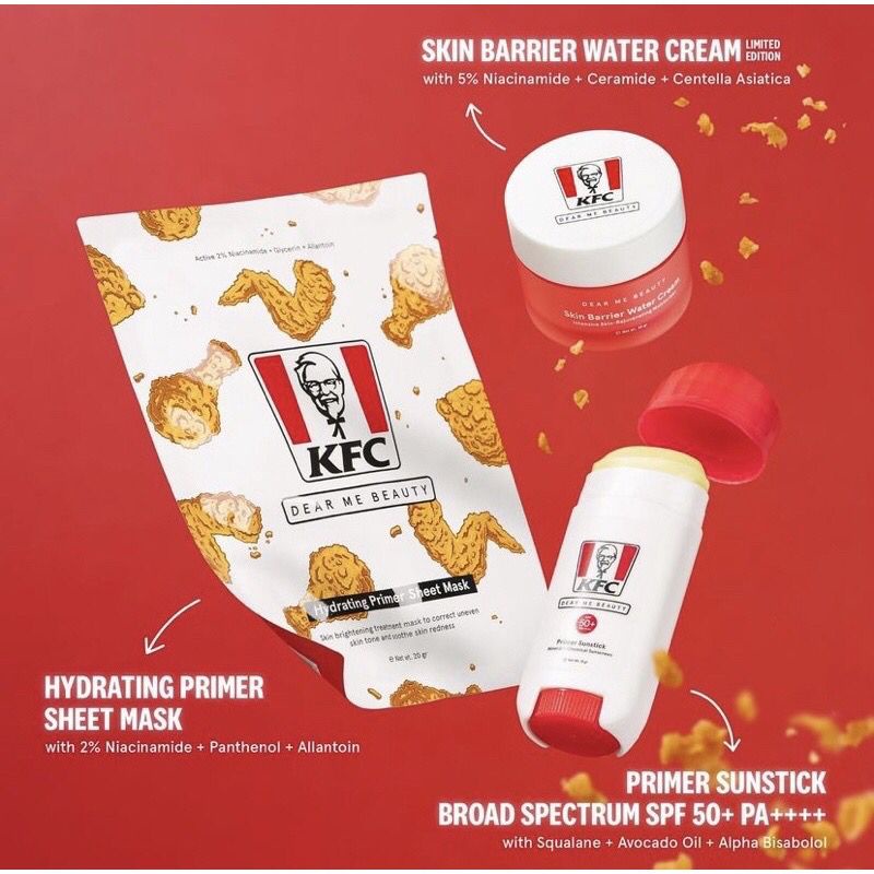 Jual DEAR ME BEAUTY x KFC Limited Edition Skin Barrier Water Cream ...