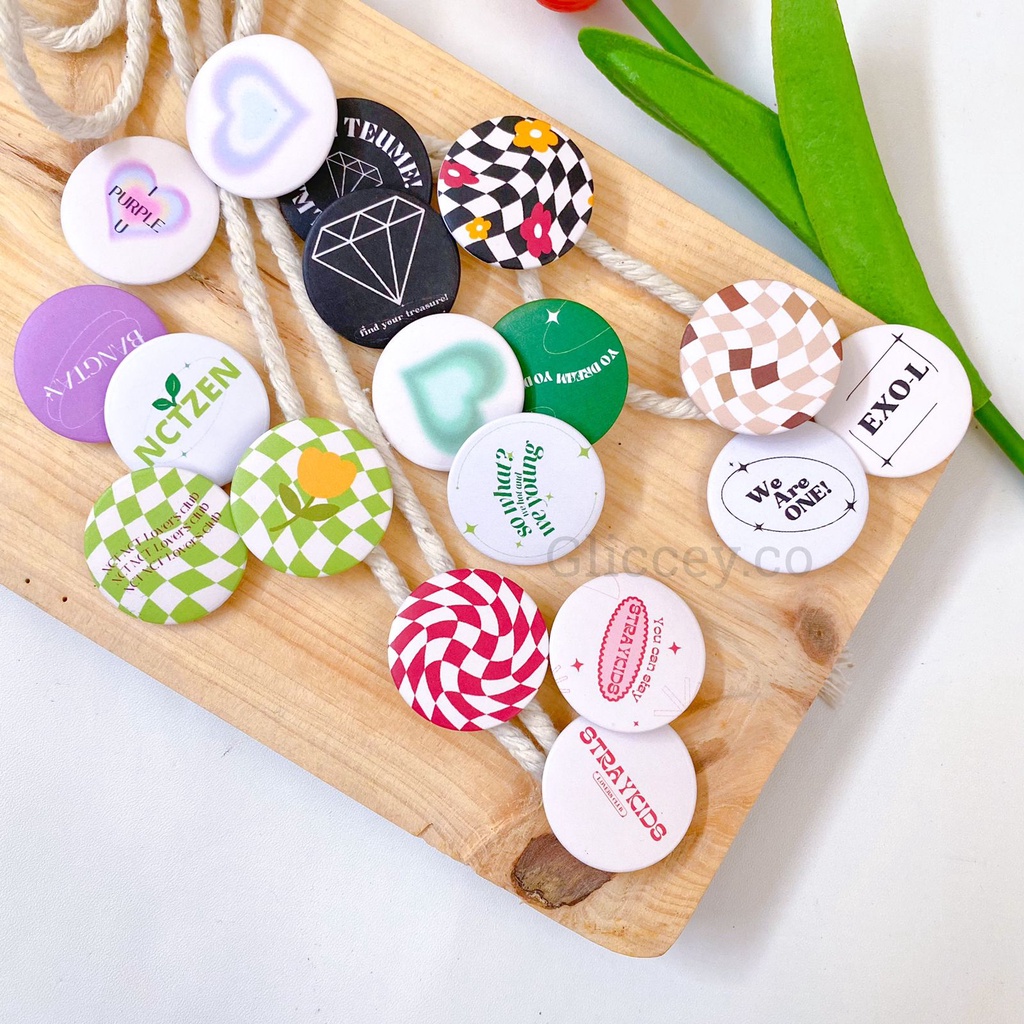 Jual (3pcs) Pin Mini kpop nct treasure bts exo straykids txt enhypen ...