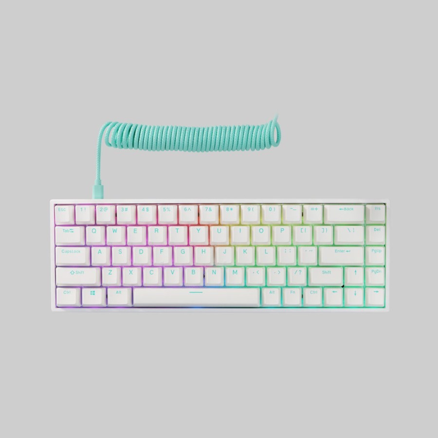 Jual Keyboard gaming rexus wired type-c coil mechanical 68 keys tkl 60% ...