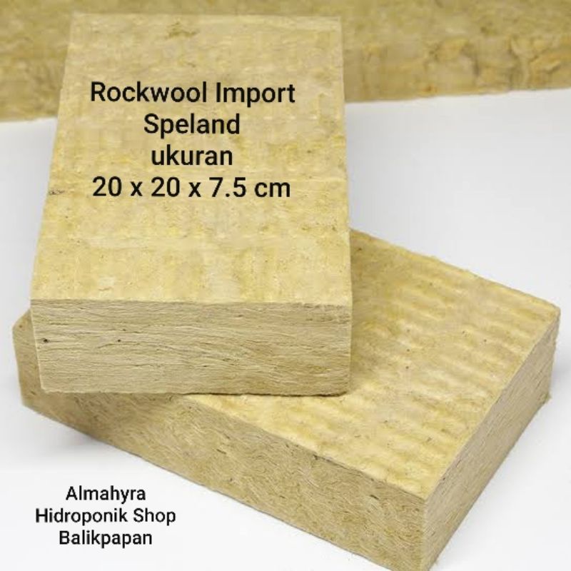 Jual Rockwool Speland Import Ukuran -+ 20 x 20 x 7.5 cm Rockwoll ...