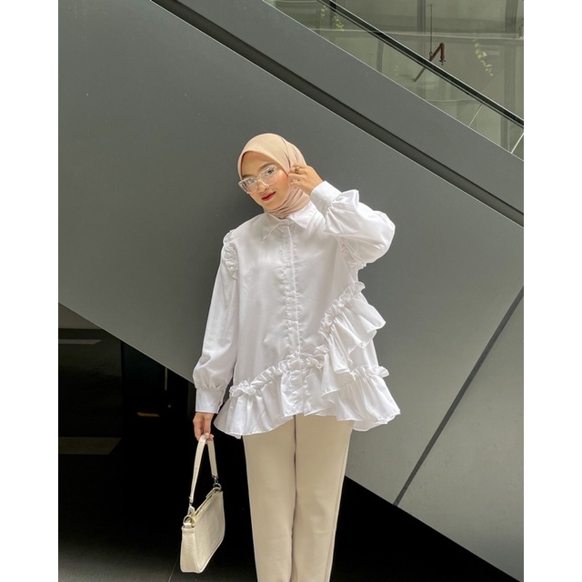 Jual ELEA TOP / BLOUSE KANTOR / BLOUSE UNIK / BLOUSE ELEGANT | Shopee ...